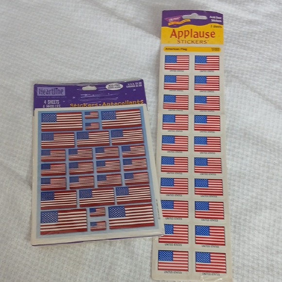 Hallmark | Design | Vintage American Flag Stickers Set | Poshmark